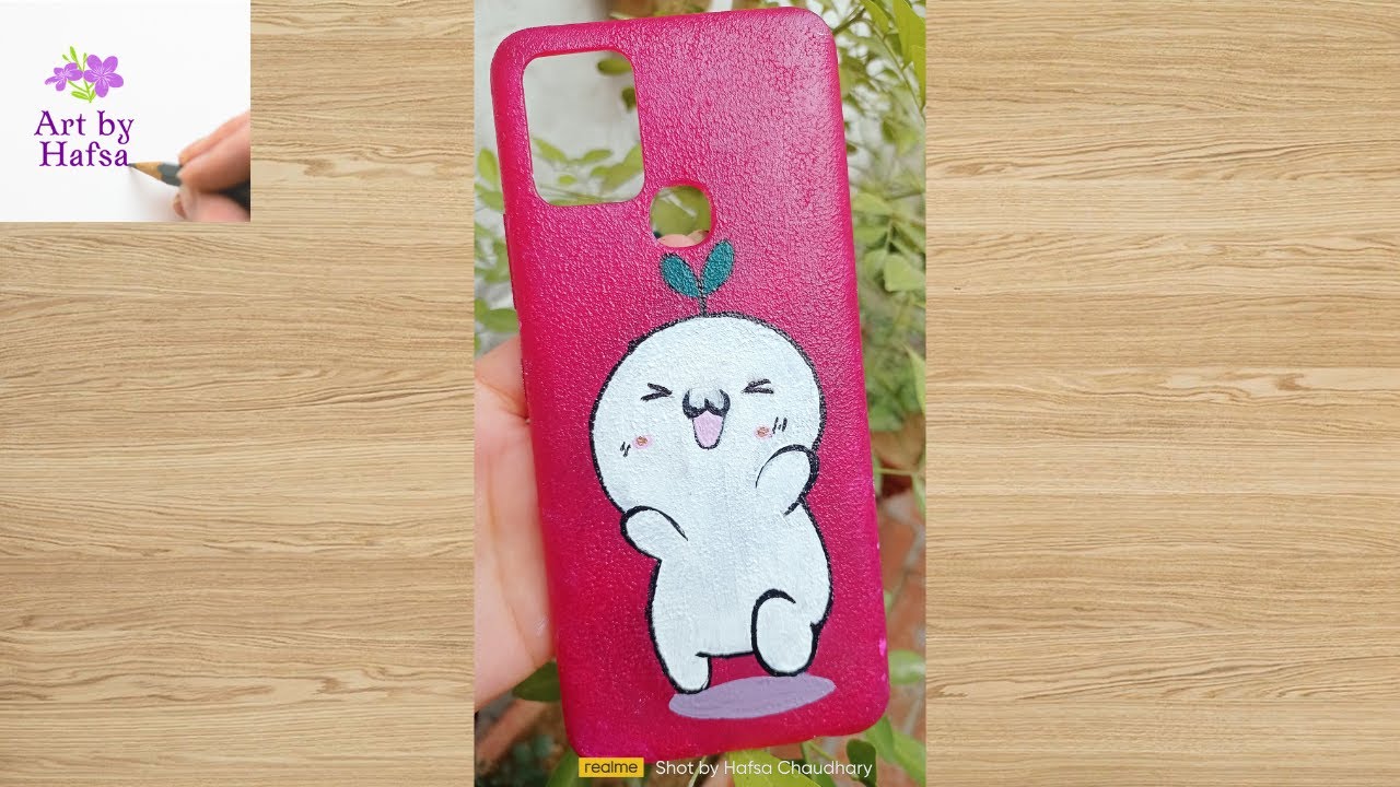 Mobile Cover Painting - Craft - DIY - Customizing Phone Cases - YouTube