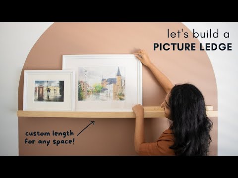 How to build a picture ledge 🔨 - YouTube
