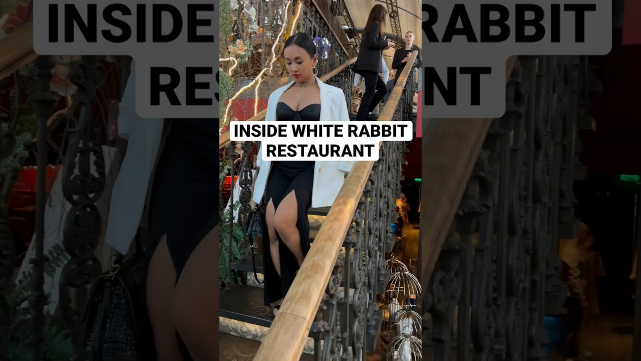 Beautiful staircase of WHITE RABBIT RESTAURANT - YouTube