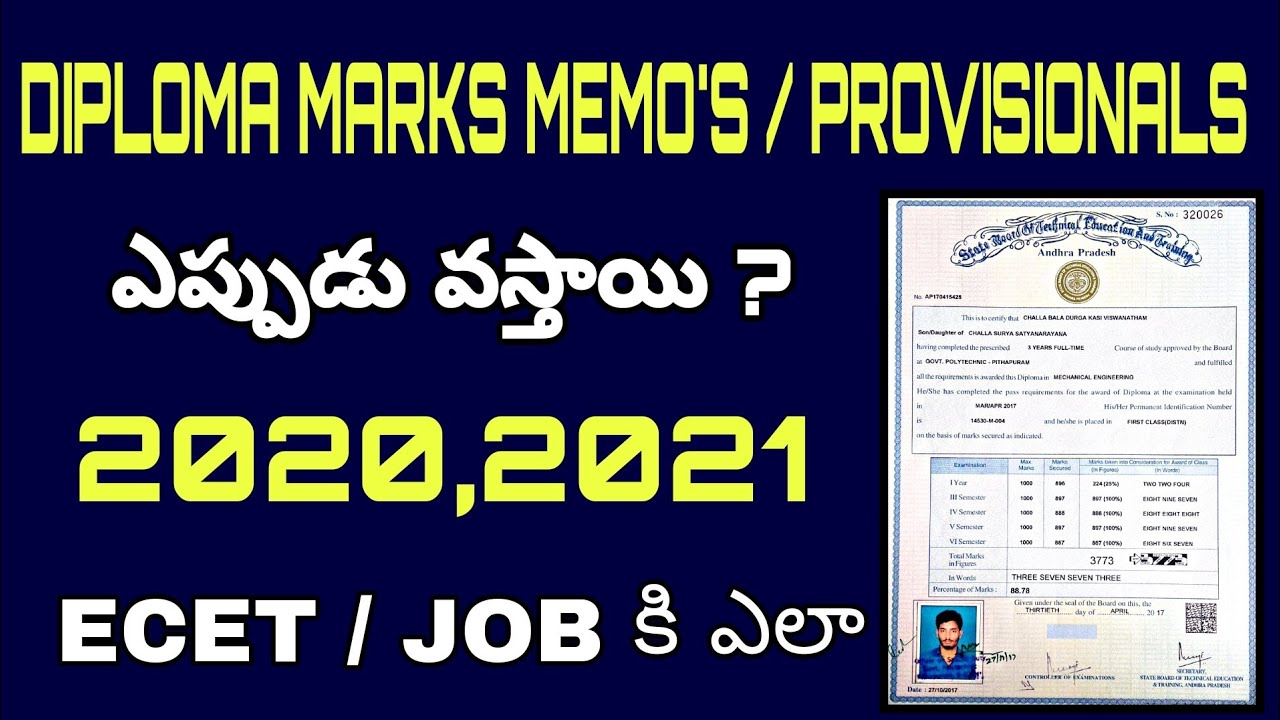 DIPLOMA MARKS MEMO'S & PROVISION CERTIFICATES | WHEN WILL RECEIVE 2021 ...