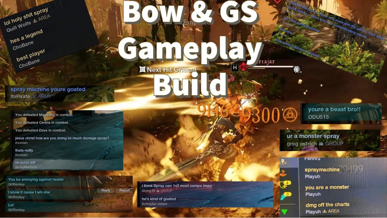 Bow & Spray/ Montage PvP / New World Brimstone - YouTube