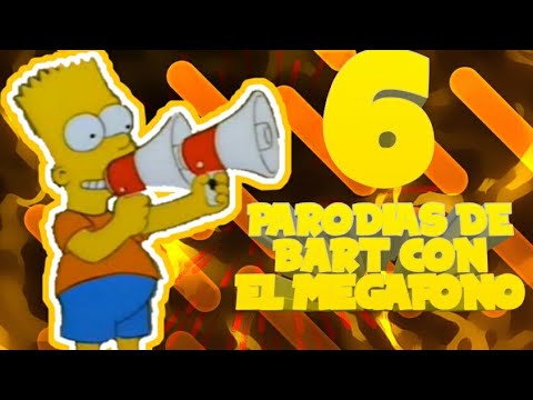 6 Parodias del megáfono de Bart *meme* - YouTube