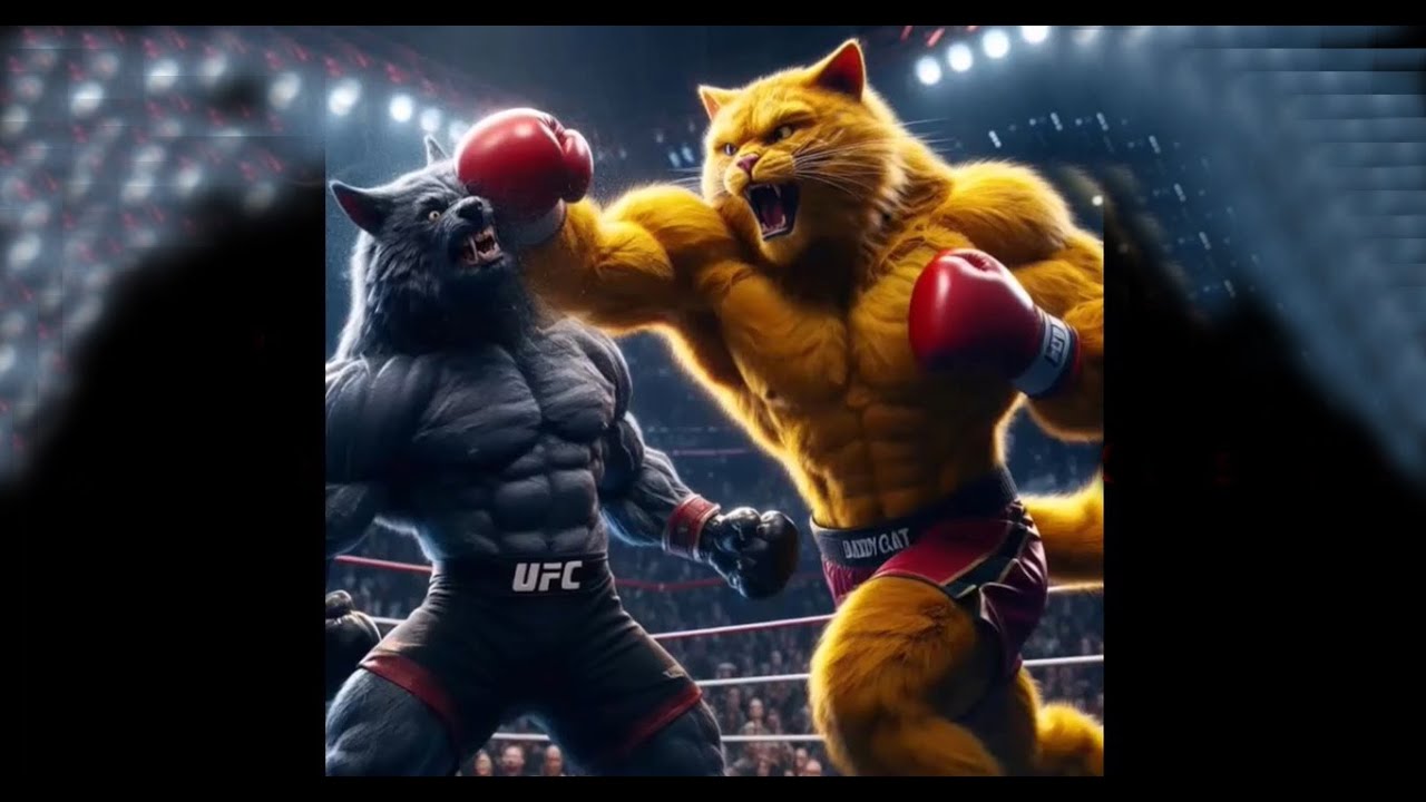 🐾A Cat defeats Giant Wolf 🐈🥷🐺 Cat vs Wolf #cat #bollywood #viral - YouTube