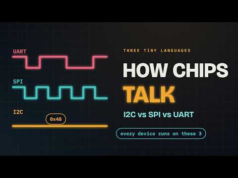 How Chips Talk: I2C vs SPI vs UART, Explained