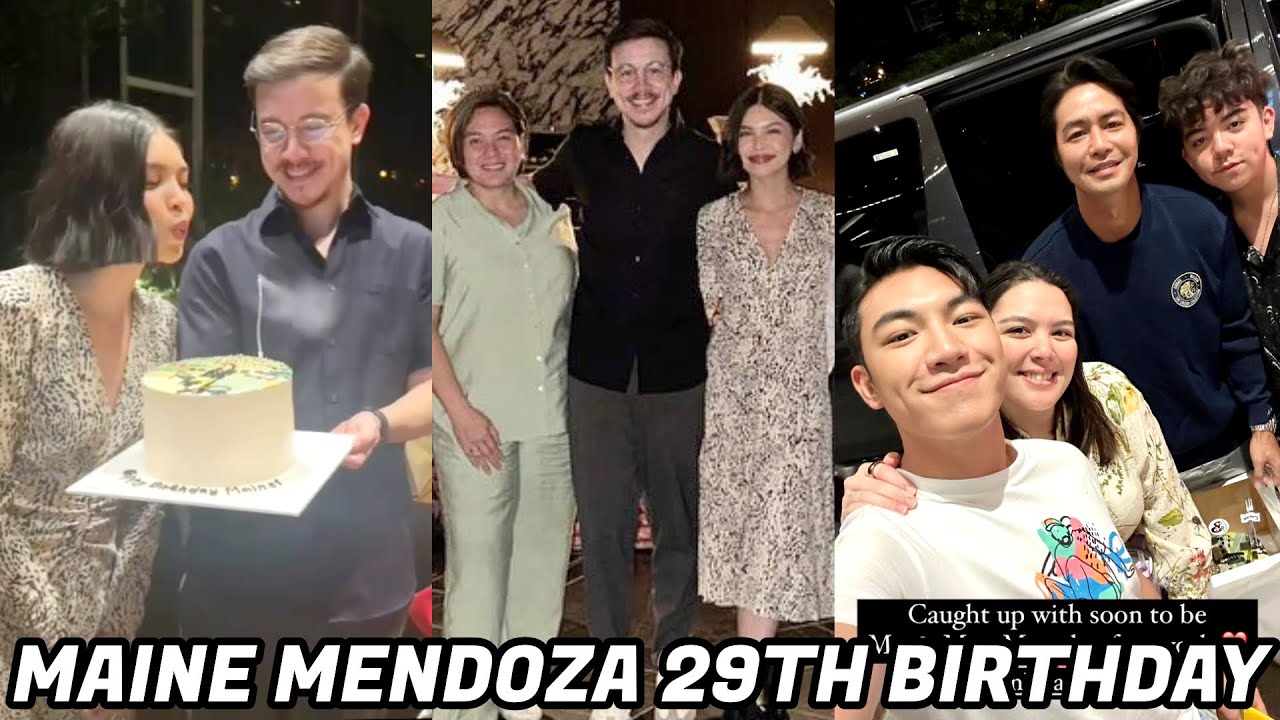 MAINE MENDOZA HALOS MAIYAK SA BIRTHDAY SURPRISE NI SYLVIA SANCHEZ AT ...