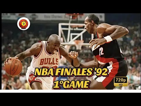 "Blazers vs Bulls" NBA FINALES'92 1° GAME (03 de Junio, 1992) con Ramón ...