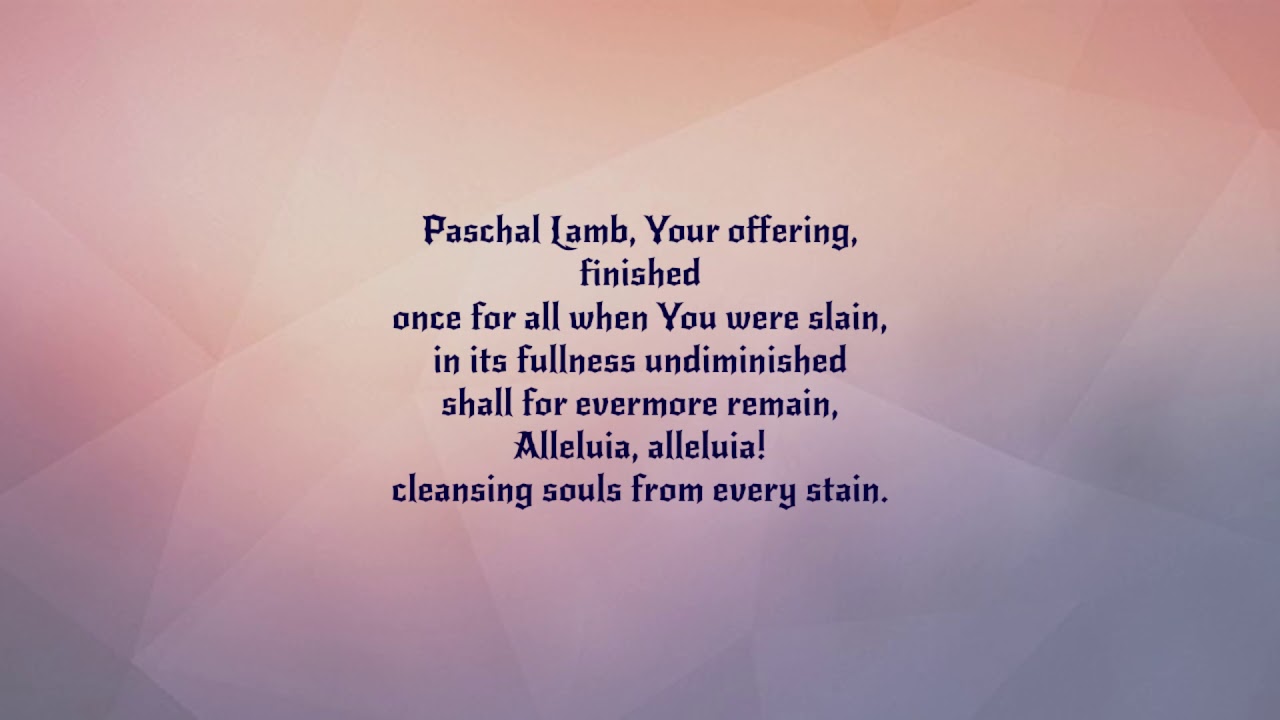 Lord enthroned in heavenly splendour - YouTube