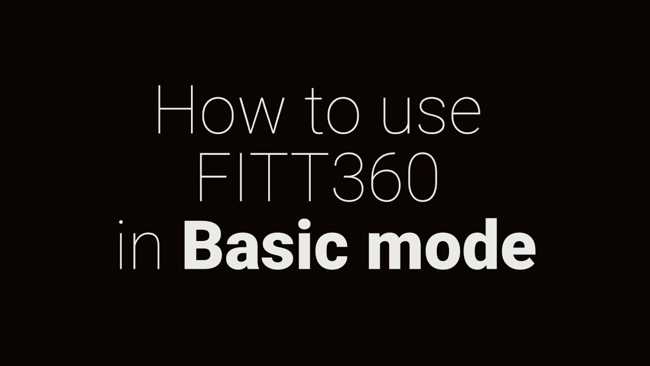 [Tutorial] How to wear FITT360 in basic mode - YouTube