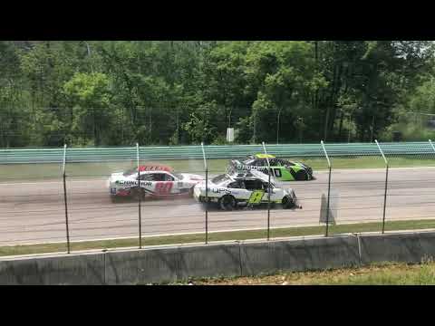 Sam Mayer Crash at Road America view from the Kettle Bottoms Trail in ...