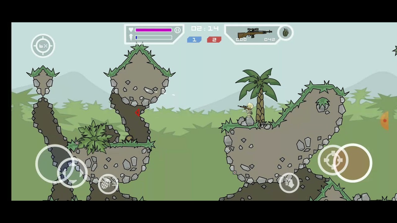 Mini Militia only time bomb challenge - YouTube