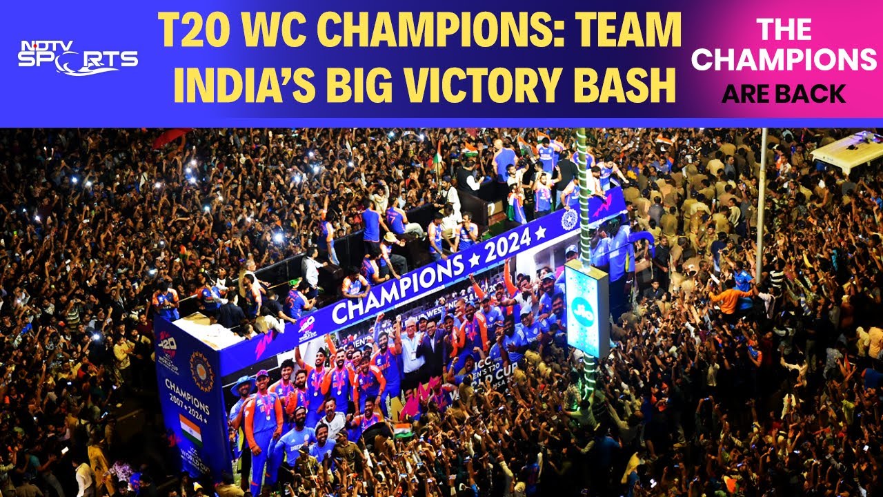 Team India | T20 World Cup Triumph Celebration Highlights: Victory ...
