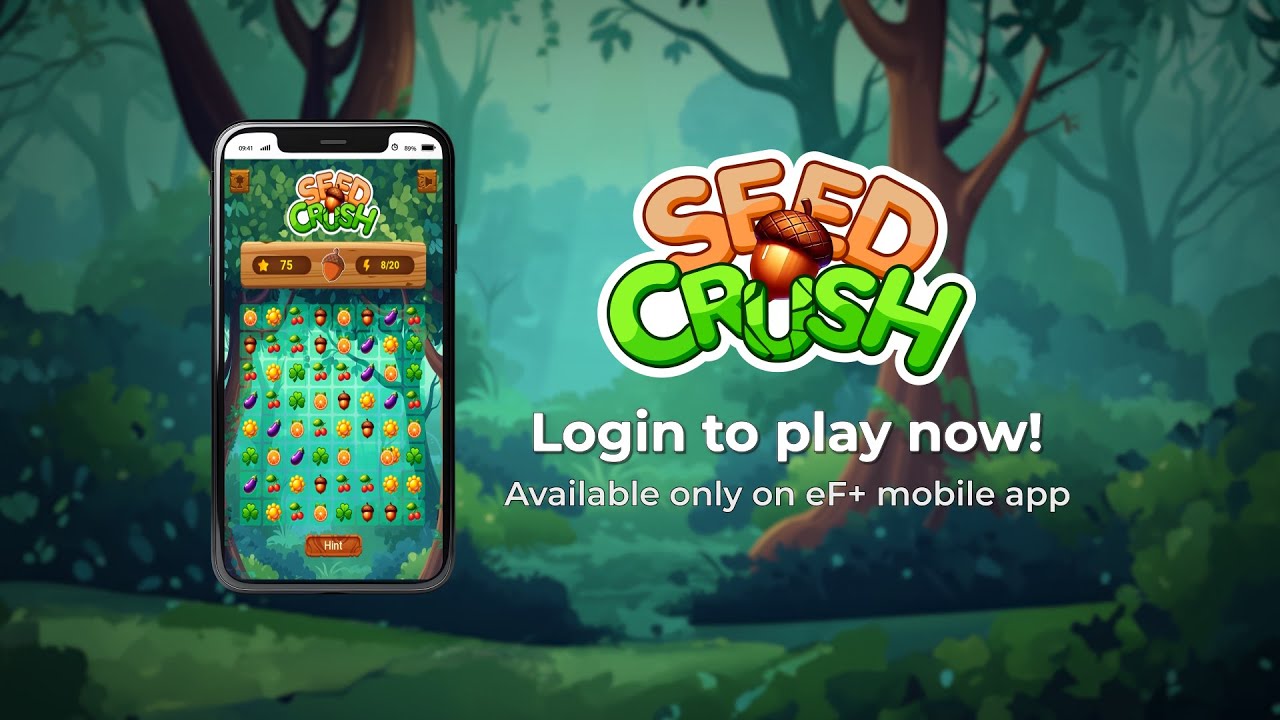Seed Crush eF+ app game now LIVE - YouTube