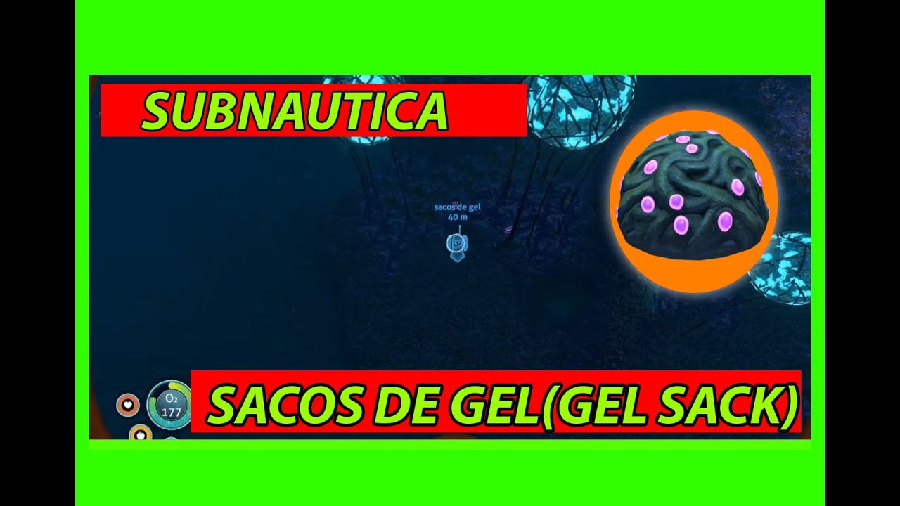 🐚Donde encontrar saco de gel(gel sack location)🐚 - 🐟Subnautica Guia🐟 ...