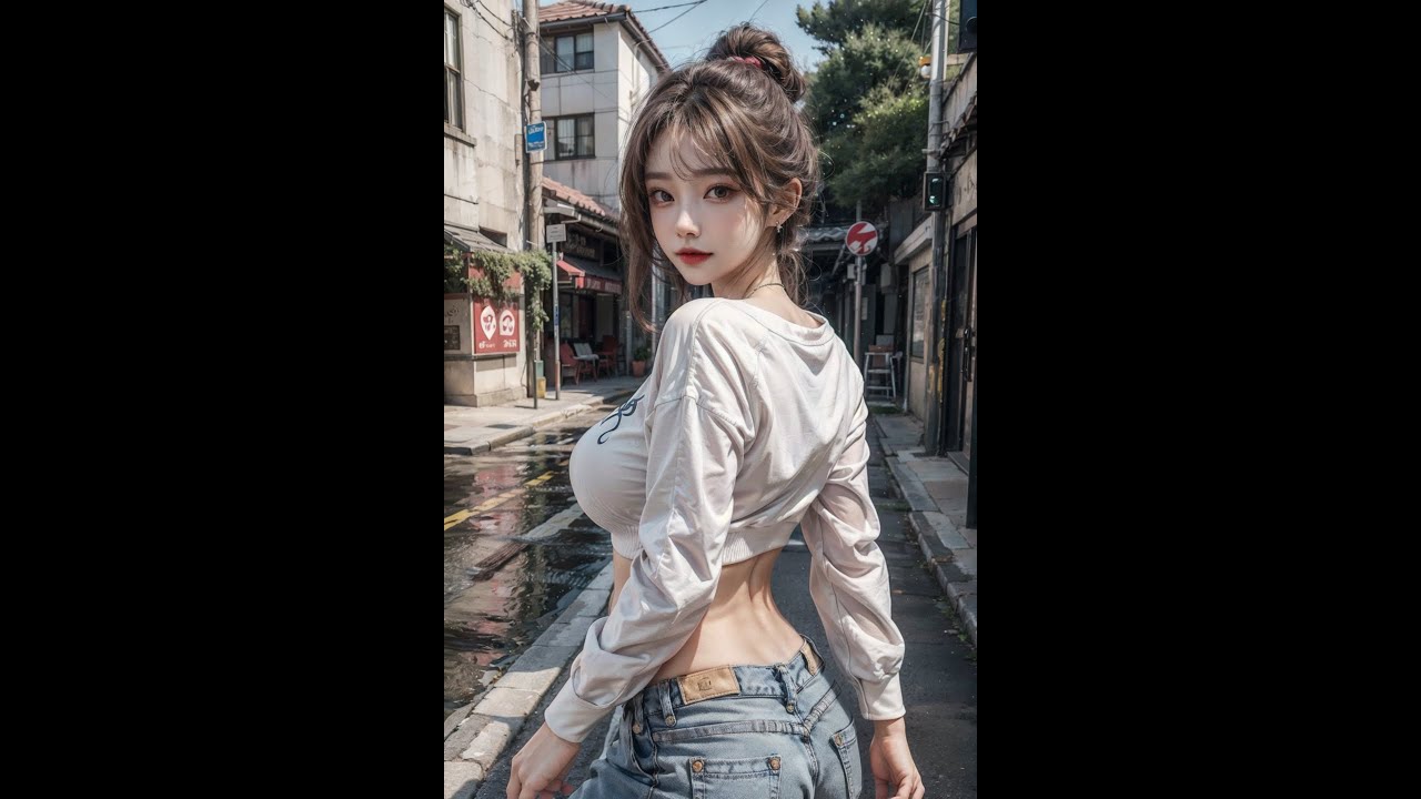 [4K] Sexy Lookbook AI back concept / 뒷태 컨셉 AI 룩북사진/後ろ姿/ 后部 - YouTube