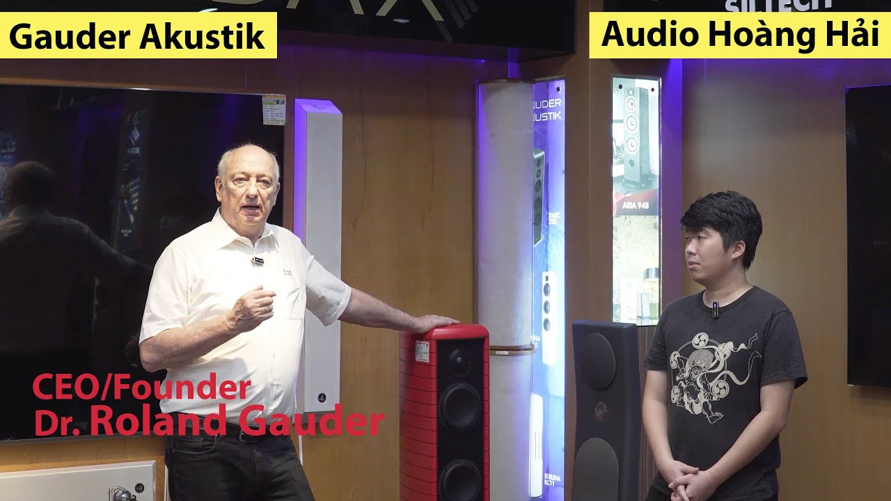Phỏng vấn Dr Roland Gauder - CEO Founder hãng loa hiend độc đáo GAUDER ...