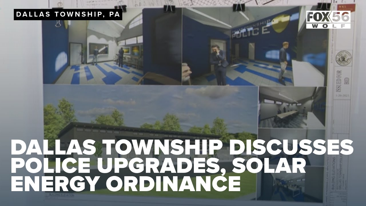 Dallas Township discusses police upgrades, solar energy ordinance - YouTube
