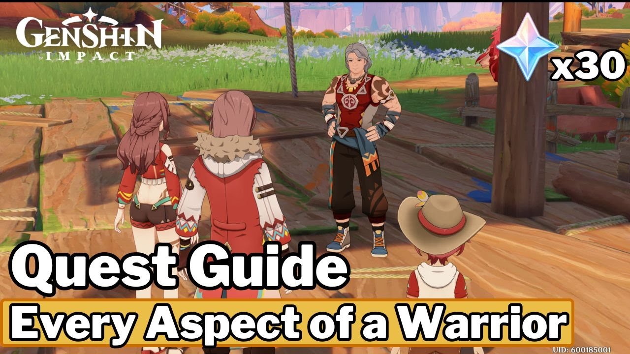 Every Aspect of a Warrior (Full Quest Guide & Location) - Genshin Impact - YouTube