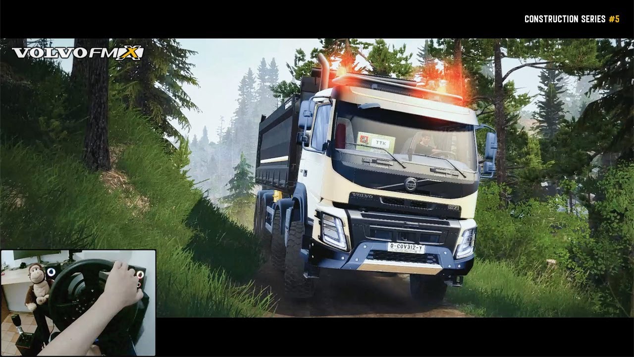 Offroad Driving with 8x8 VOLVO FMX 2014 Truck - Thrustmaster T300 - YouTube