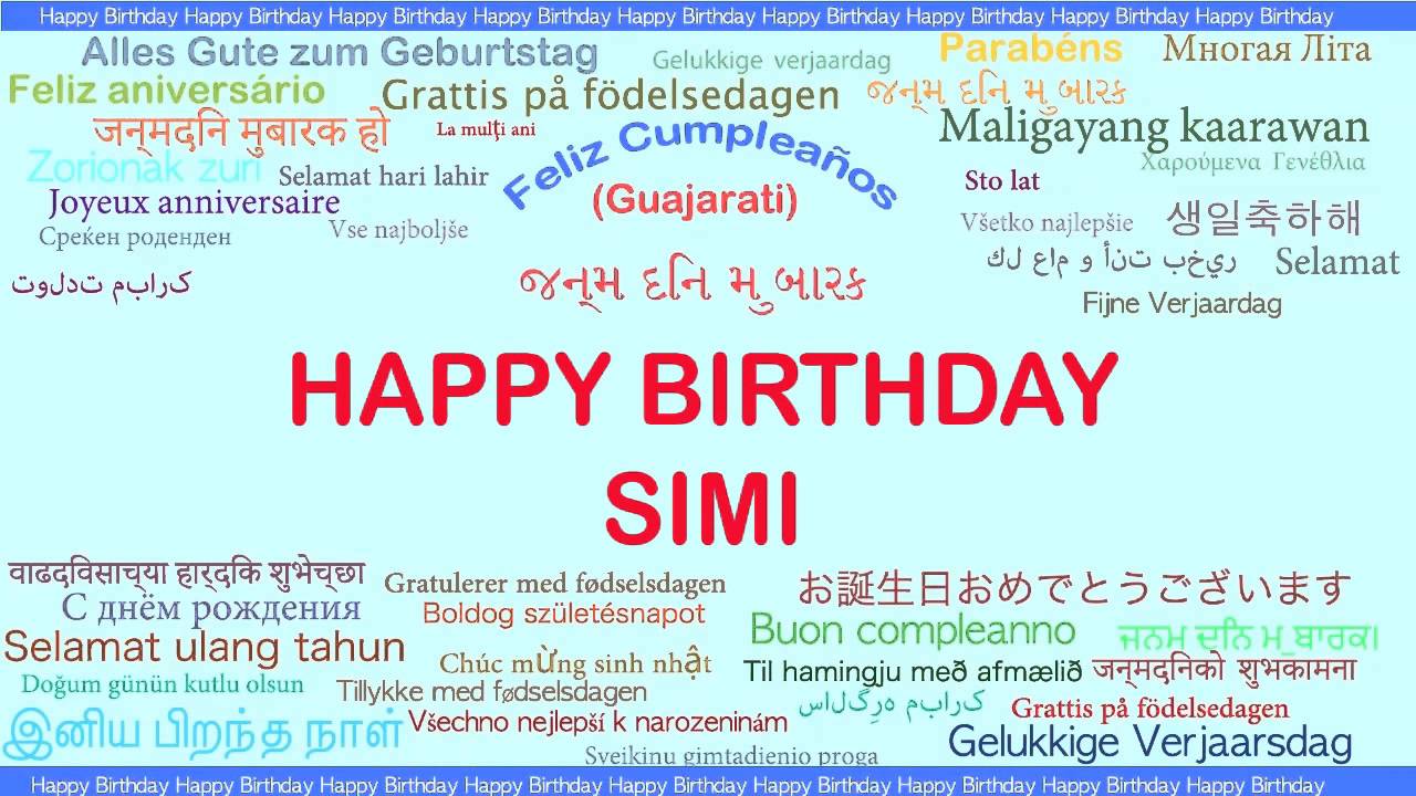 Simi Languages Idiomas - Happy Birthday - YouTube