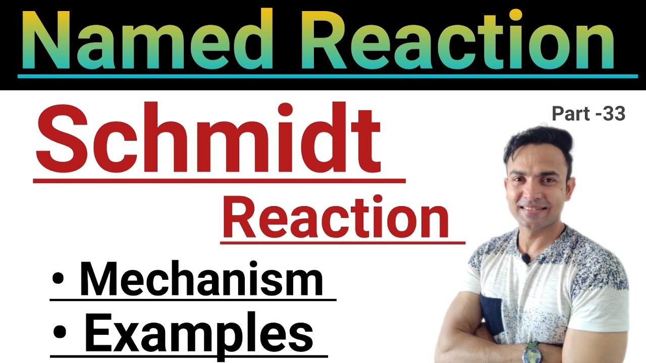 Schmidt Reaction/ Schmidt Reaction mechanism/ Schmidt Reaction examples ...