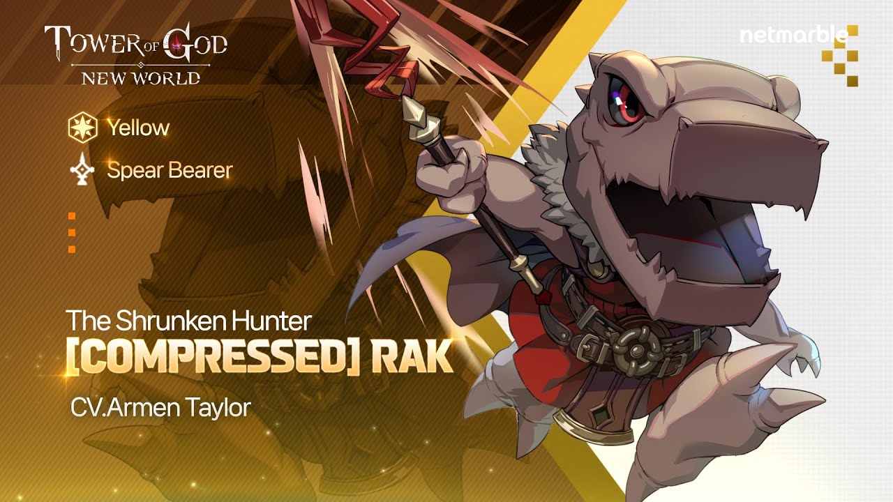 [Tower of God: New World] Character Introduction - Compressed Rak - YouTube