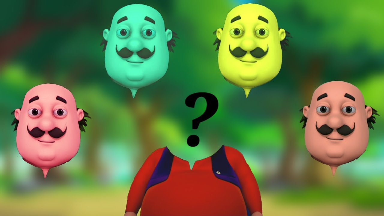 Motu Patlu Quiz🤔 | Learn about colours | Mind games for kids | Motu ...