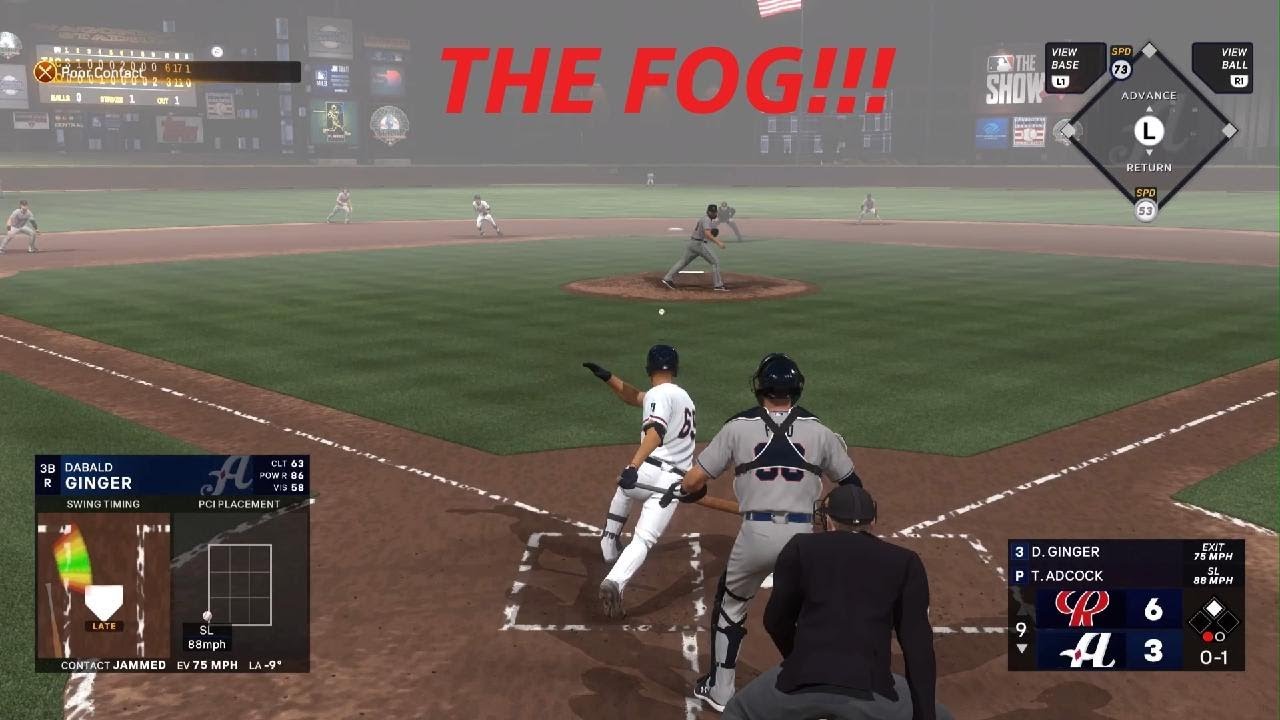 The Fog In This Game Is Unreal! MLB The Show 24 RTTS #21 - YouTube
