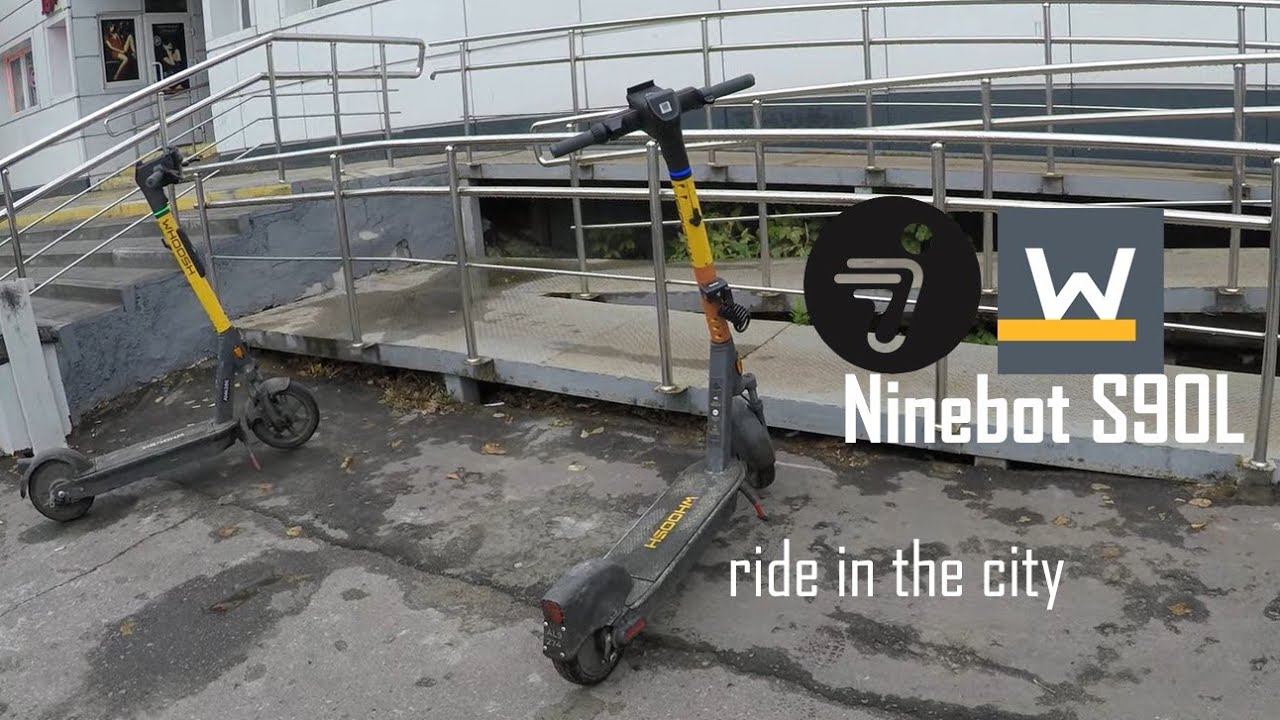 "Whoosh" Ninebot SL90 Electric Scooter To Rent - autumn riding 🛴🍂 - YouTube