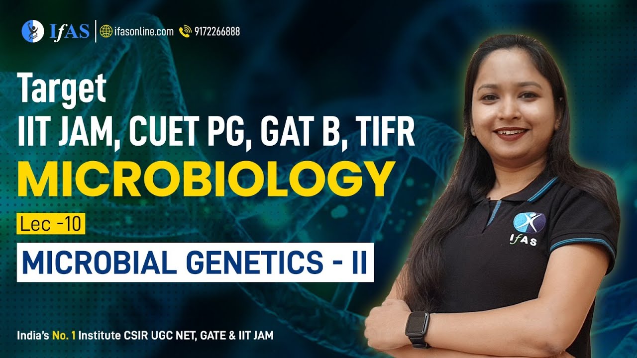 Microbial genetics - II | MICROBIOLOGY | L-10 | TARGET (IIT JAM, CUET ...