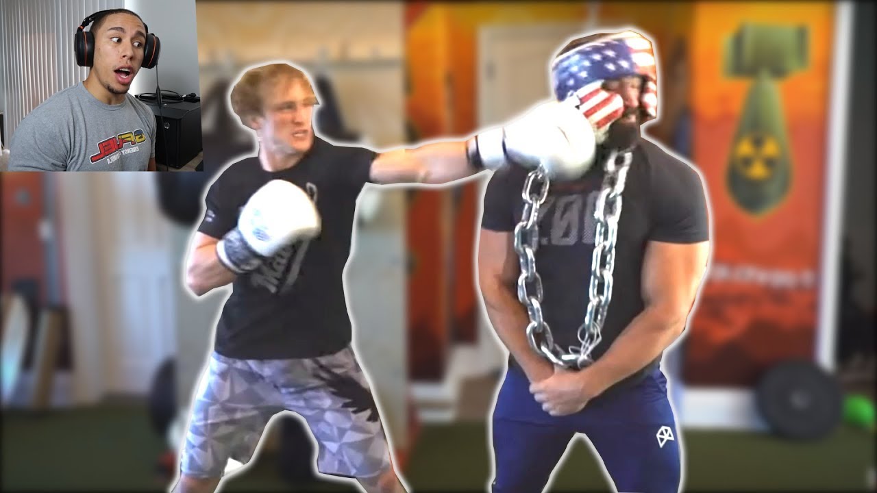 REACTING TO LOGAN PAUL'S PUNCHING POWER?! - YouTube