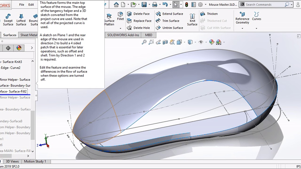 SolidWorks Mouse Tutorial In Tamil | Beginners | Solid Works 2019 SP 2. ...