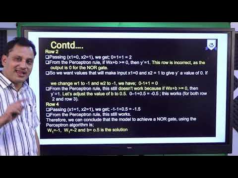 L - 6 | Unit - 1 | Single layer Neural Networks Perceptrons and ...