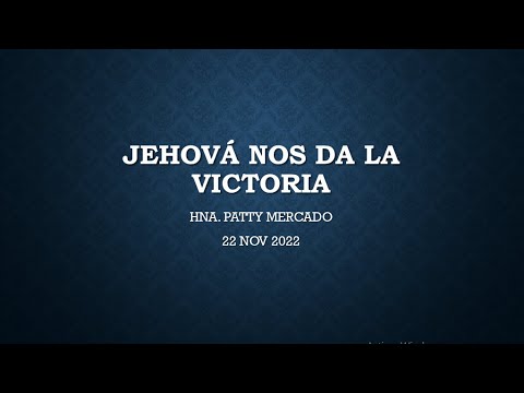 JEHOVÁ NOS DA LA VICTORIA - YouTube