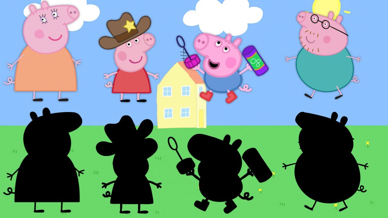 Peppa Pig Dress Up & Learn Shape With Peppa Pig - YouTube