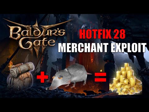 *Patched* Hotfix 28 Merchant Exploit - Baldur's Gate 3 - YouTube