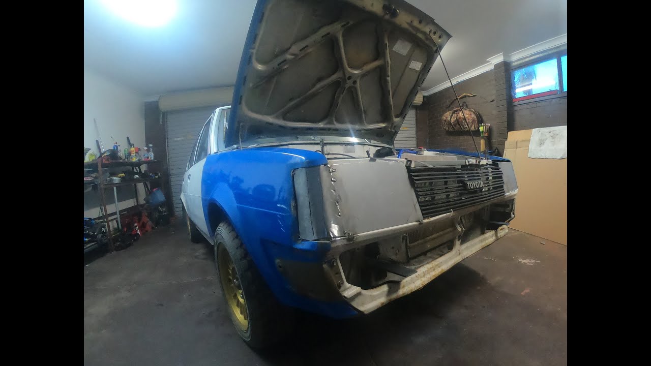 Fine tuning on the Ke70 corolla rally build. - YouTube