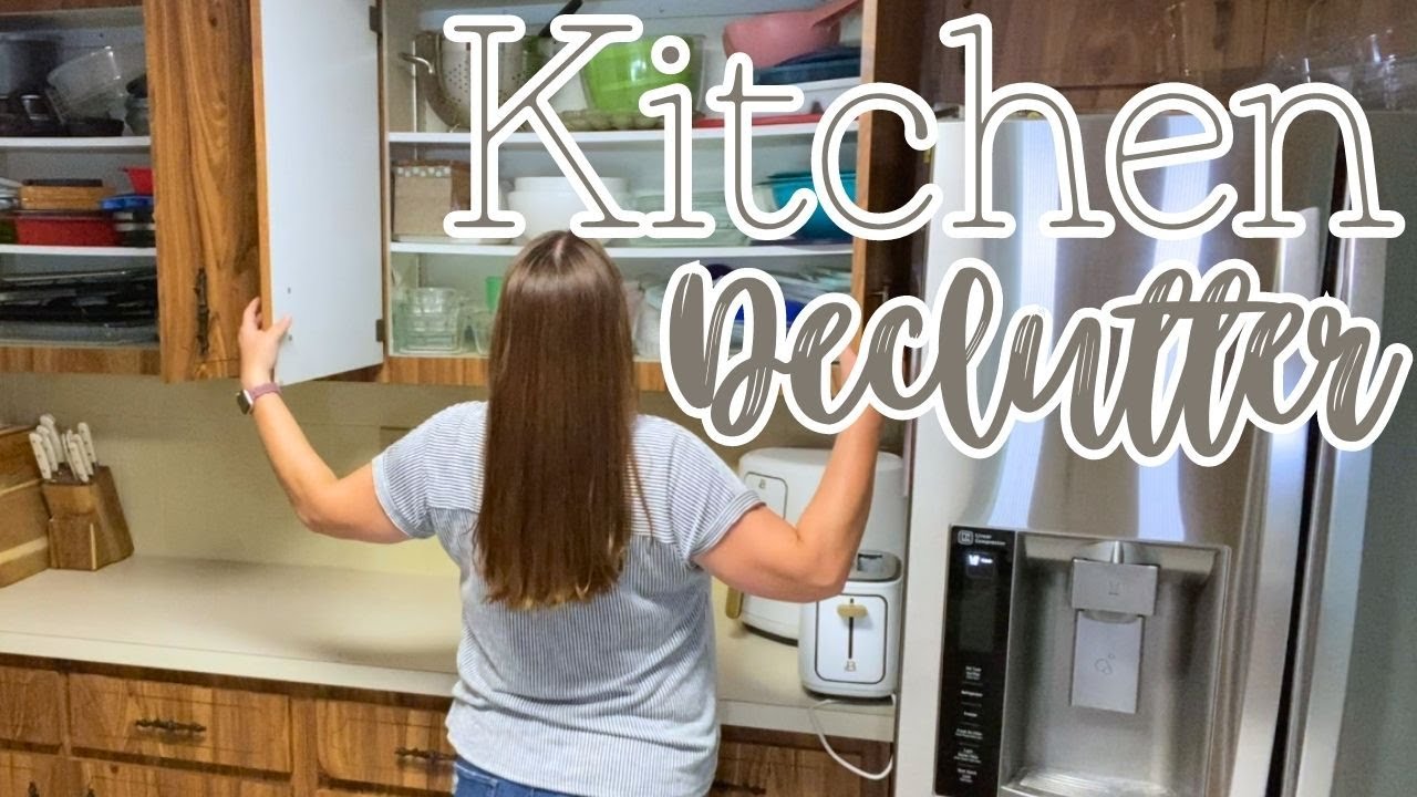 Kitchen Declutter - Clean with Me - YouTube