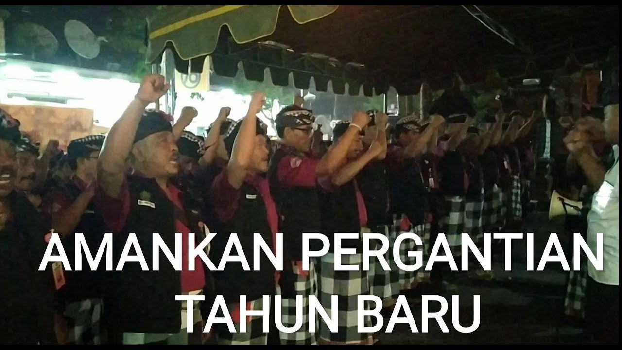 PENGAMANAN PECALANG MENJELANG TAHUN BARU 2020 || Apel persiapan ...