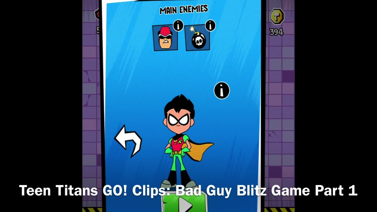 Teen Titans GO! | Bad Guy Blitz Game Part 1 | Let’s Play! - YouTube