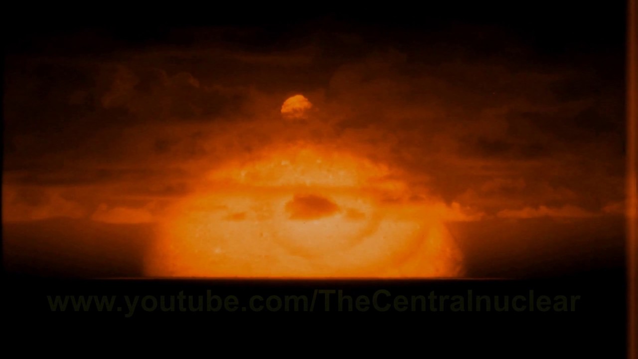 Operation Redwing, Huge thermonuclear explosion Tewa 5 Mt 1956 - YouTube