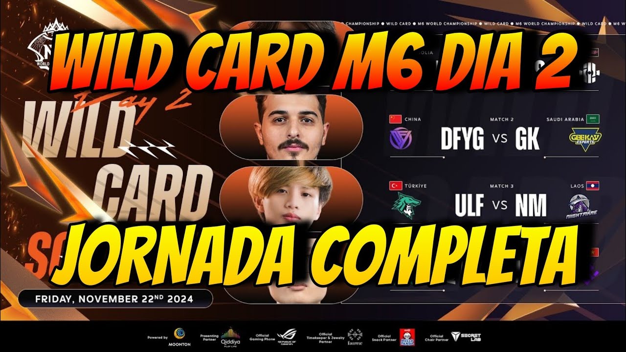 WILD CARD M6 DIA 2 JORNADA COMPLETA MLBB ESP - YouTube