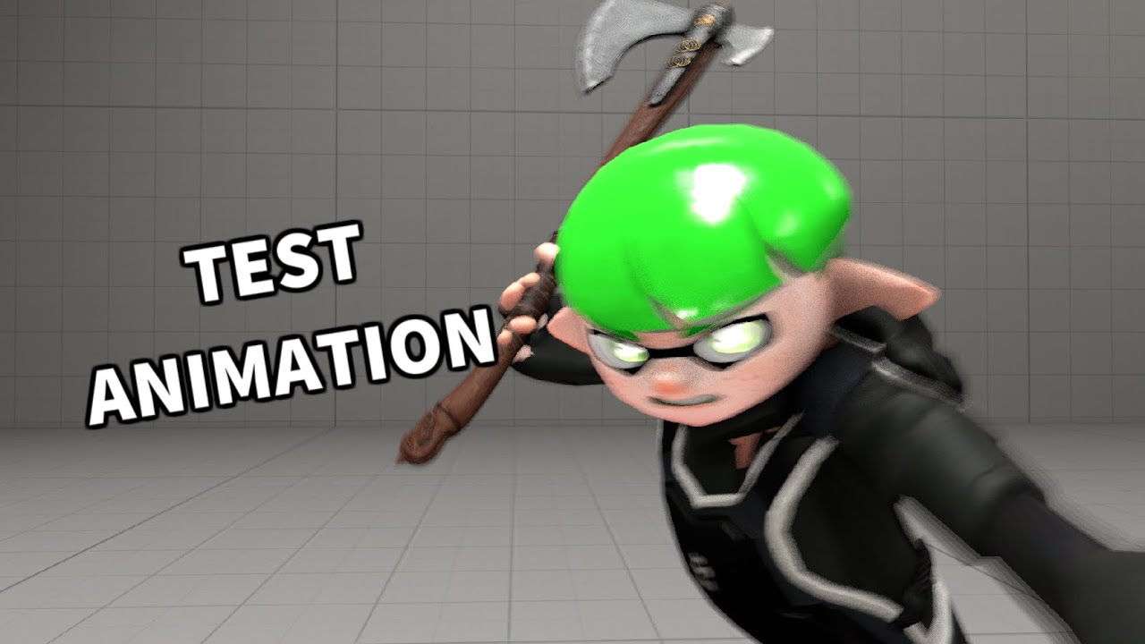 [SFM Test - Splatoon] - Axe Test - YouTube