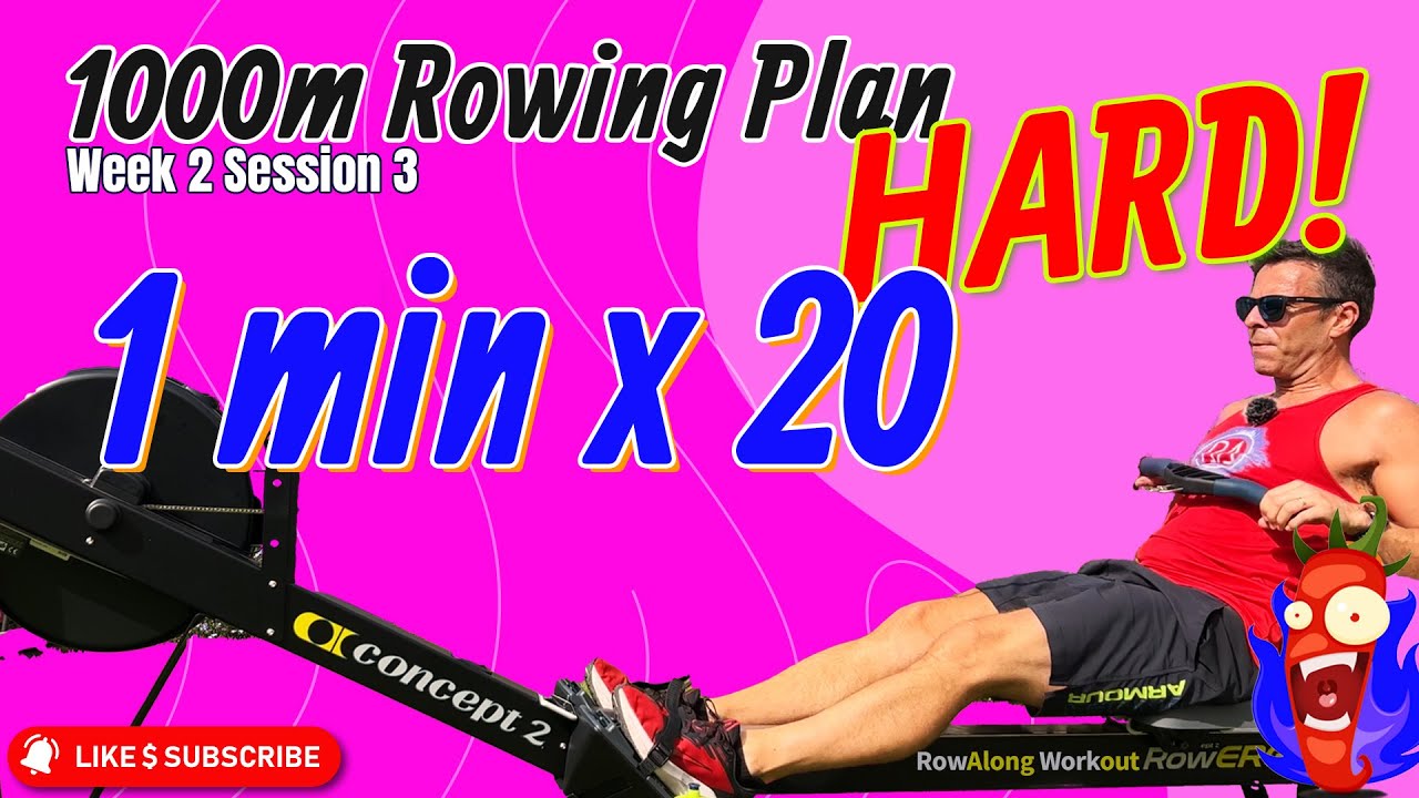 Build your Rowing Power with 20 x 1 minutes at MAX! 1KW2S3 - YouTube