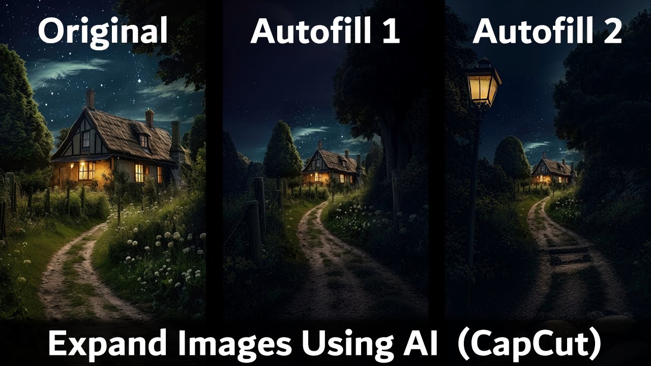 Expand Images Using AI | CapCut AutoFill Styles - YouTube