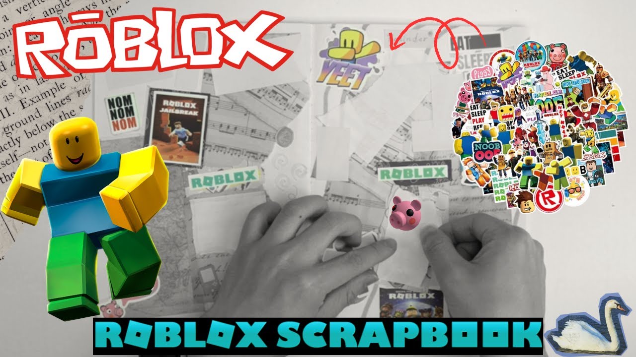 ASMR DIY ROBLOX Scrapbooking - YouTube
