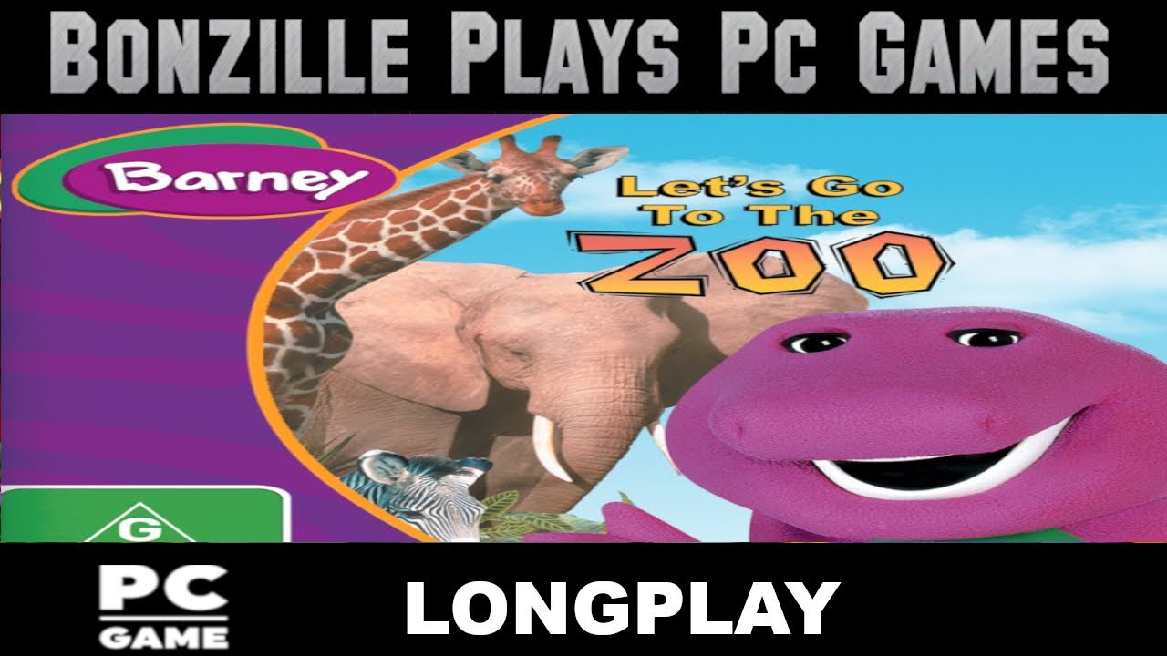 Barney Let's Go To The Zoo Gameplay ( No Commentary ) - YouTube