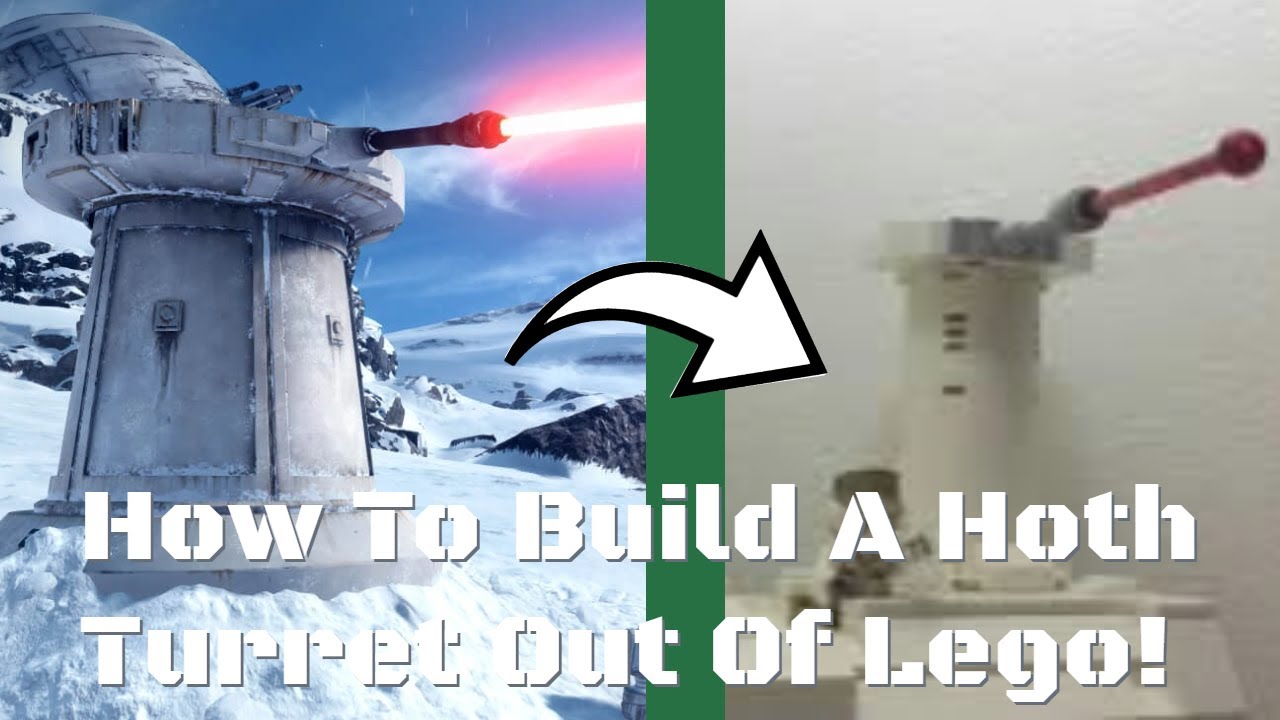 How to build a Lego Hoth Turret in Lego - YouTube