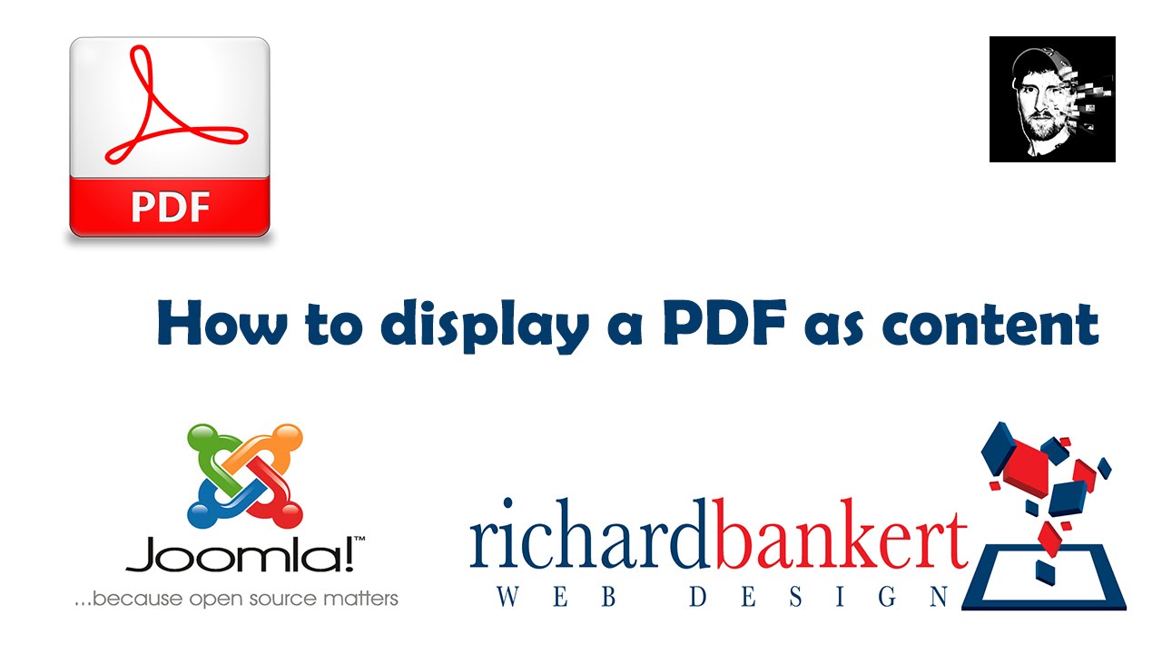 How to display a PDF as content - YouTube