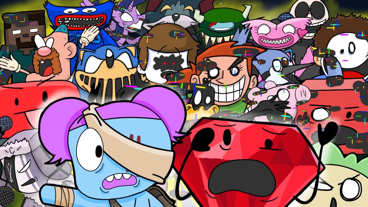 Corrupted BFDI RUBY “ENDING SEASONS” but everyone sings it | FNF ...