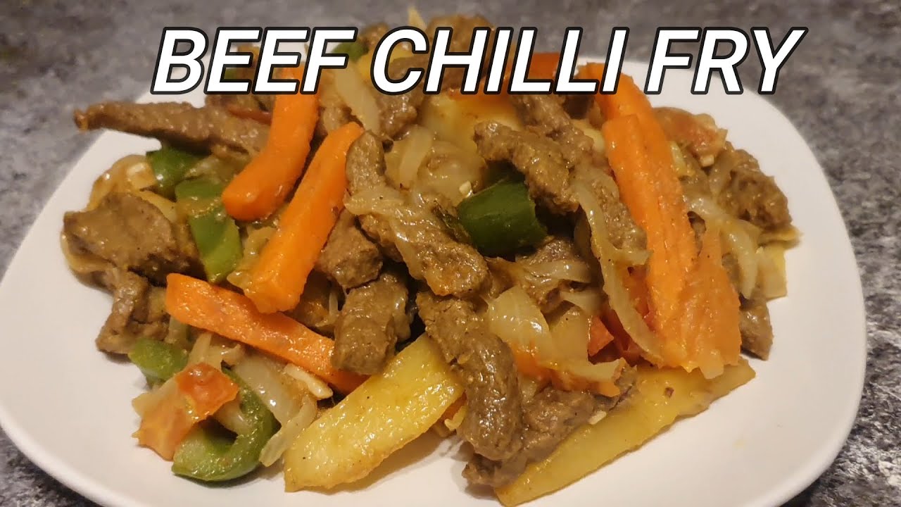 Beef Chili Fry Recipe # Goan Beef Chilli Fry# - YouTube